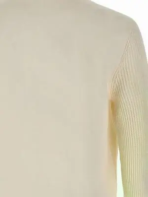 Eleventy Knitted-sleeve Zip-up Jacket