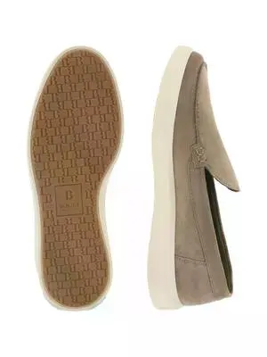 Boggi Milano Stratus Suede Leather Loafers