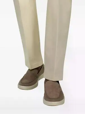 Boggi Milano Stratus Suede Leather Loafers