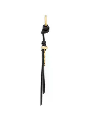 Saint Laurent Cassandre Knotted Leather Keyring