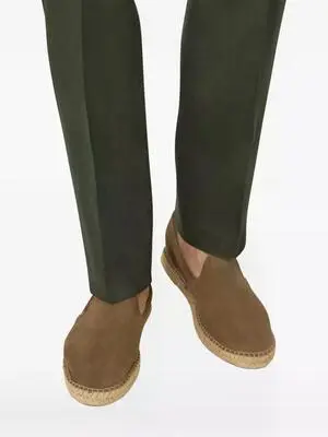 Boggi Milano Suede Espadrilles - Brown