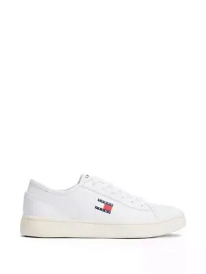 Tommy Hilfiger Logo-detail Leather Sneakers