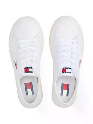 Tommy Hilfiger Logo-detail Leather Sneakers