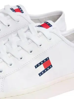 Tommy Hilfiger Logo-detail Leather Sneakers