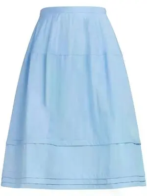Marni Micro-pleated A-line Midi Skirt