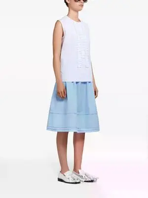 Marni Micro-pleated A-line Midi Skirt