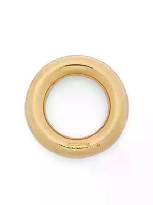 JIL SANDER Logo-engraved Band Ring