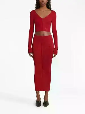 Marni Ribbed Pencil Skirt
