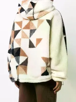 424 Fleece Geometric-detail Sweatshirt