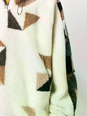 424 Fleece Geometric-detail Sweatshirt