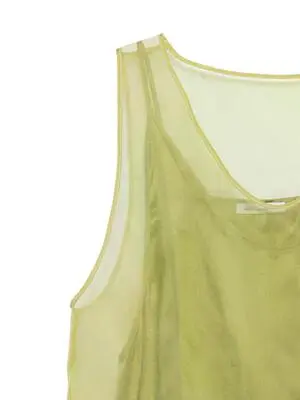 AMI Paris Layered Silk Blouse