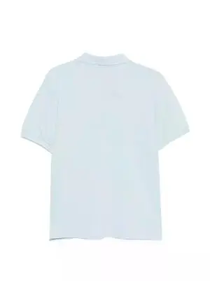 MC2 SAINT BARTH Charles V-neck Logo-embroidered T-shirt - Blue