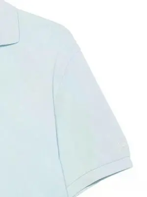 MC2 SAINT BARTH Charles V-neck Logo-embroidered T-shirt - Blue