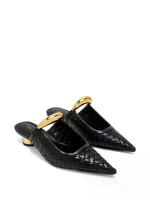 Jw Pei Woven Design Sculptural Detail Mules