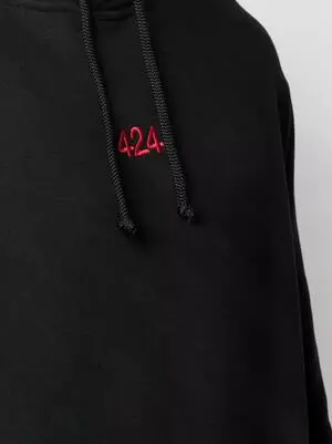 424 Logo-embroidered Hoodie