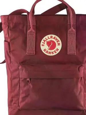 Fjallraven Kånken Logo-patch Backpack - Red