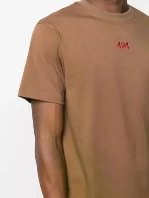 424 Embroidered Micro Logo T-shirt
