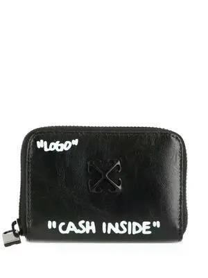 Off-White Logo-plaque Quote-print Wallet