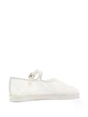 LOEFFLER RANDALL Rita Ballet Flats - White