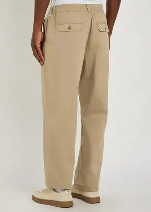Paige Eberton Straight-leg Trousers - Khaki