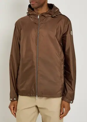 Moncler Remoray Hooded Nylon Jacket - Brown