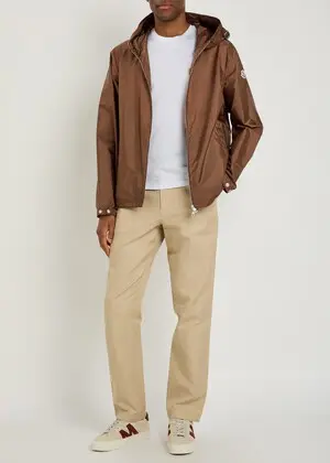 Moncler Remoray Hooded Nylon Jacket - Brown