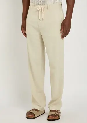 Paige Tiano Straight-leg Trousers - Cream