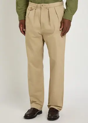 Polo Ralph Lauren Tapered-leg Twill Trousers - Khaki