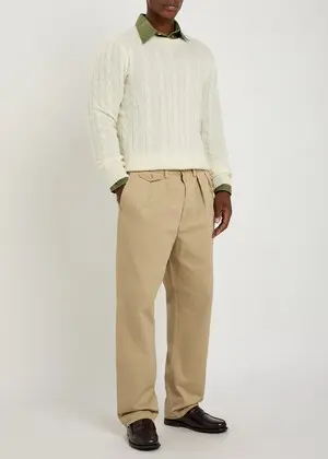 Polo Ralph Lauren Tapered-leg Twill Trousers - Khaki