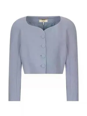 Chloé Button-up Cropped Jacket