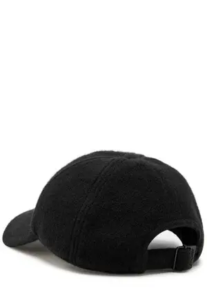 Saint Laurent Logo-embroidered Cashmere Cap