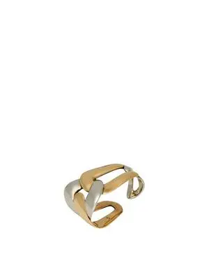 Alexander McQueen Metal Ring - Gold