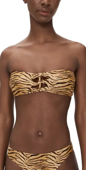 VIX PAULA HERMANNY X Rosie Huntington-whiteley Megan Bandeau Bikini Top - Multi