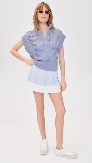 Varley Gaines Half Zip Knit Top