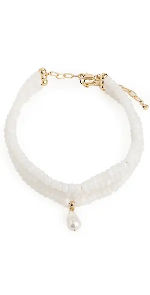 Ettika Marina Layers Necklace - Bone
