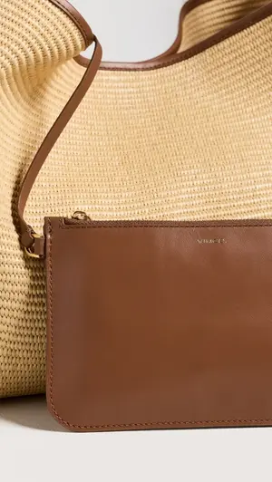 Vince Raffia Vivian Hobo Bag
