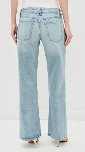 Good American Low Rise Loose Jeans