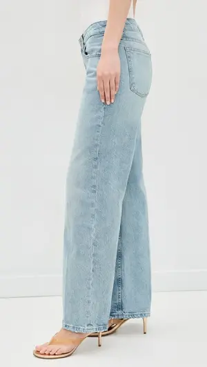 Good American Low Rise Loose Jeans