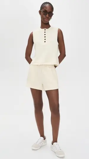 Varley Coulter High-rise Shorts - Pristine
