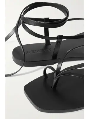A.emery Nolan Leather Sandals - Black