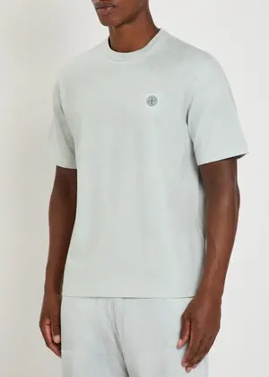 Stone Island Reflective Cotton T-shirt - Blue
