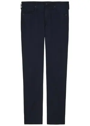 Paige Paige Lennox Slim-Leg Jeans Navy
