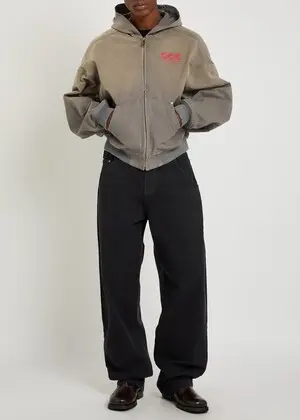 WILLY CHAVARRIA Juggernaut Hooded Canvas Jacket