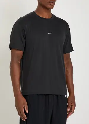 Satisfy Auralite Logo Jersey T-shirt - Black
