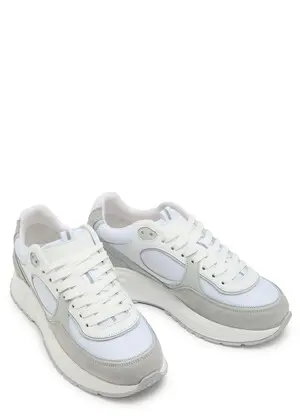 CLEENS Onesixty Panelled Mesh Sneakers - Grey