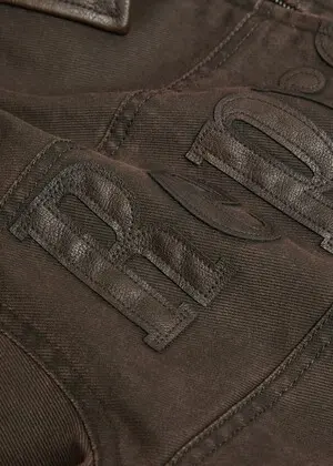 REPRESENT Roscoe Logo-appliquéd Cotton-twill Bomber Jacket - Brown
