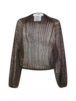 SOLOTRE Open-knit Cardigan