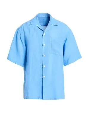 120% Lino Shirt Size Linen - Blue