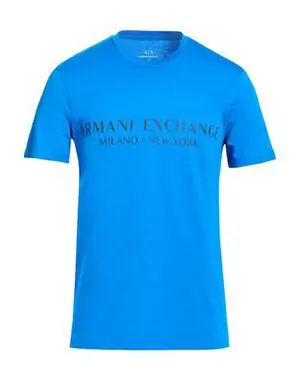 Armani Exchange T-shirt Size Cotton - Azure