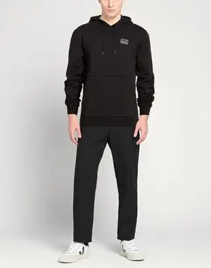 EA7 Cotton-blend Fleece Sweatshirt - Black